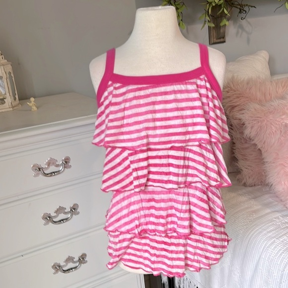 Limited Too | Shirts & Tops | Limited Too Tank Top Pink Stripe Shirt ...